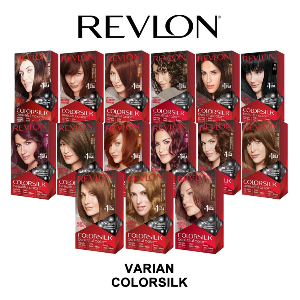 Jual (Original) Revlon Hair Color | Revlon Colorsilk | Pewarna Rambut ...