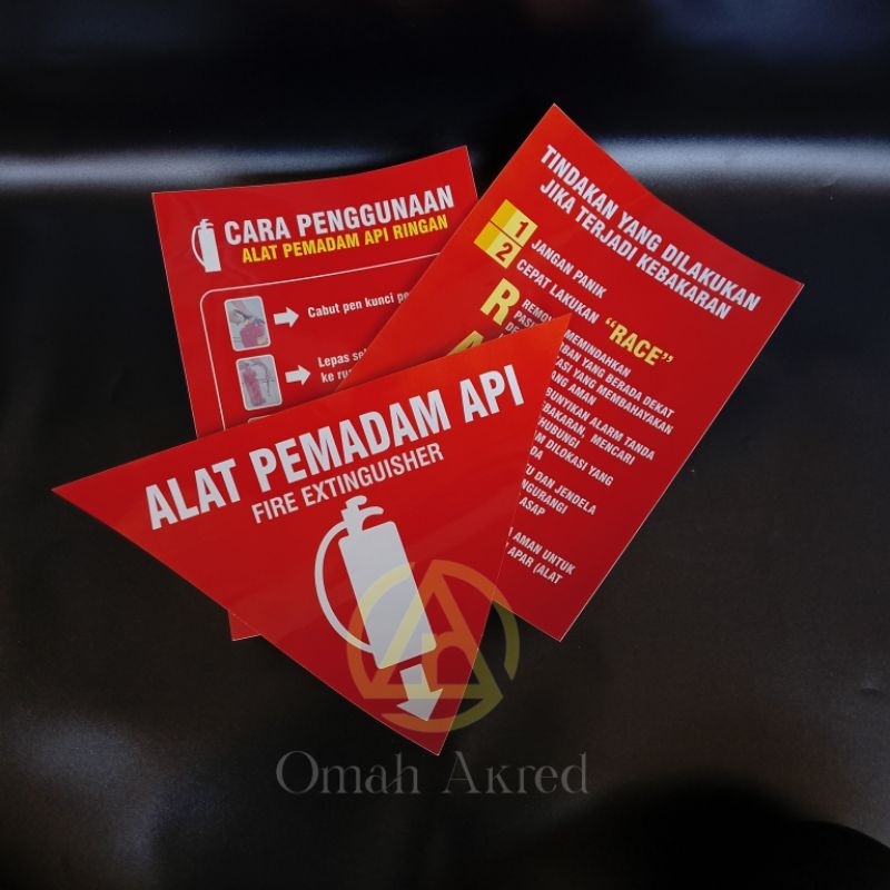 Jual Stiker APAR • Stiker Cara Penggunaan APAR | Shopee Indonesia
