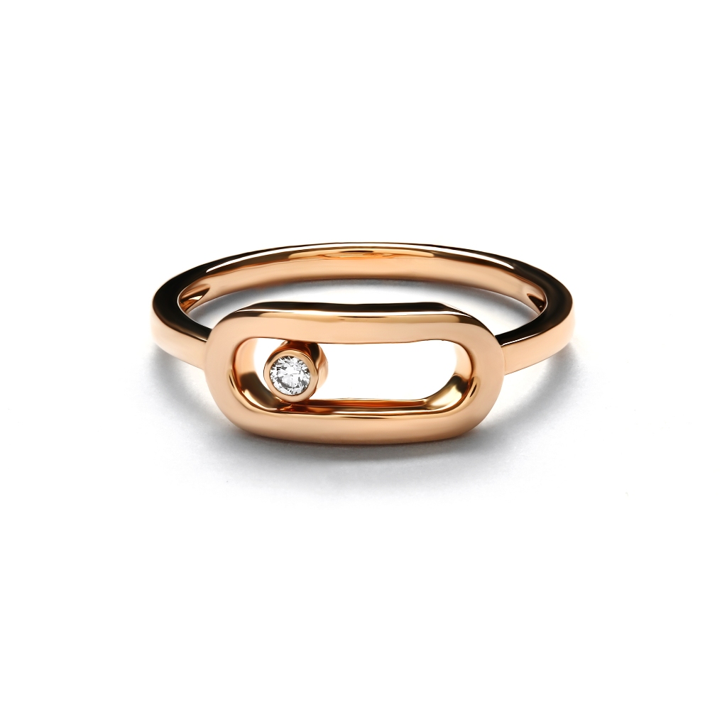 Jual Lino and Sons - Cincin Berlian F VVS (Eileen Sliding Diamond Ring ...