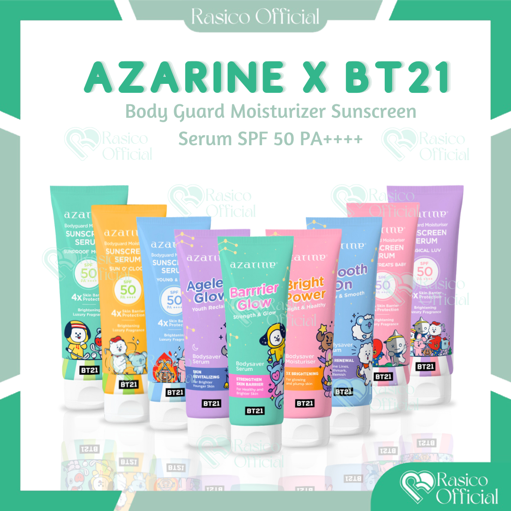Jual ♡ Rasico Official ♡ Azarine X BT21 Body Guard Moisturizer ...