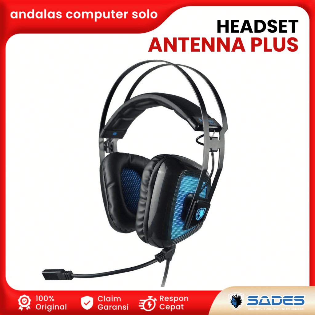 Jual Headset SADES Gaming Headphone SALE MURAH 100 RIBU BARU NEW ...