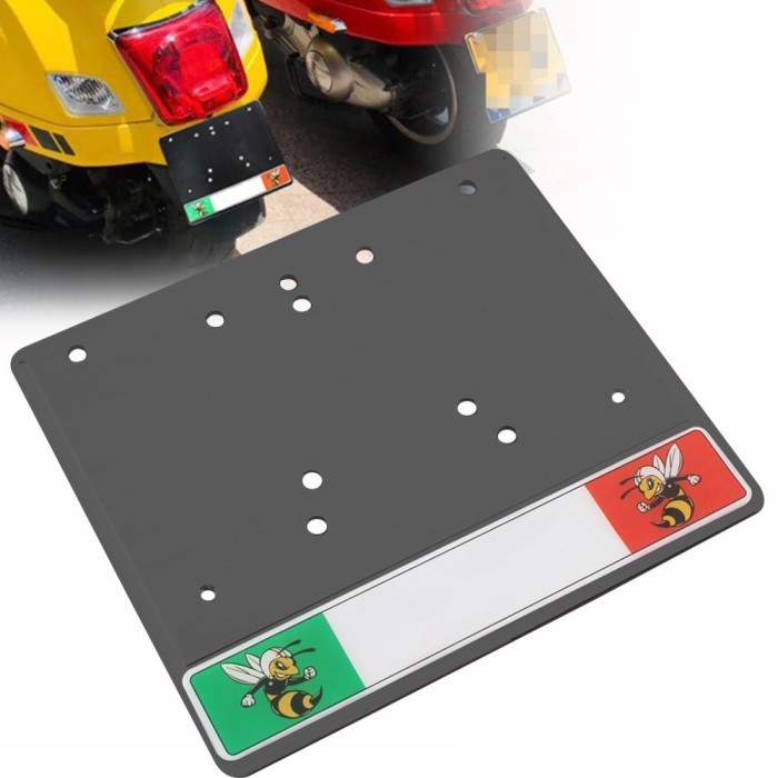 Jual VESPA License Plate Holder Fit Cover plat Vespa GTS LX Sprint ...