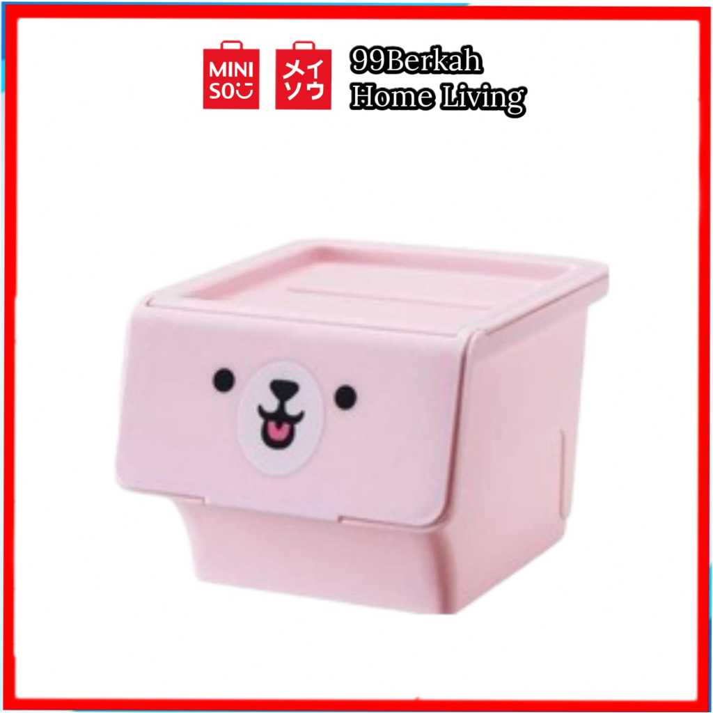 Jual MINISO Kotak Penyimpanan dengan Tutup Storage Box with Lid ...