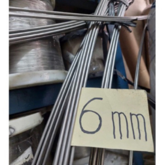 Jual As stainless 304 hard uk 6mm per 1 meter | Shopee Indonesia