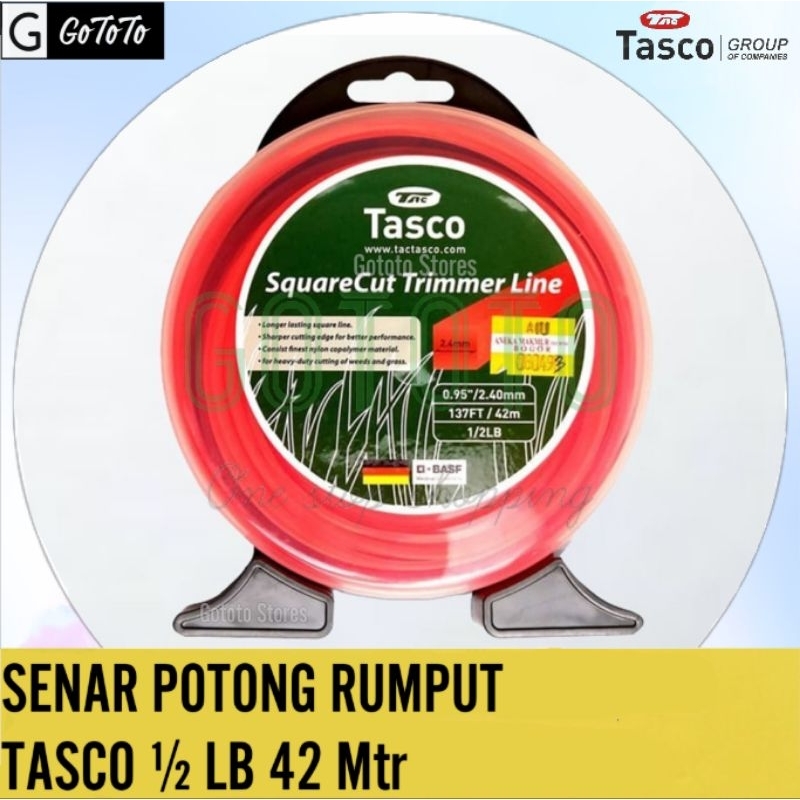 Jual Tali Senar Potong Rumput Square Cut 1/2 LB ORIGINAL TASCO ½ LB ...