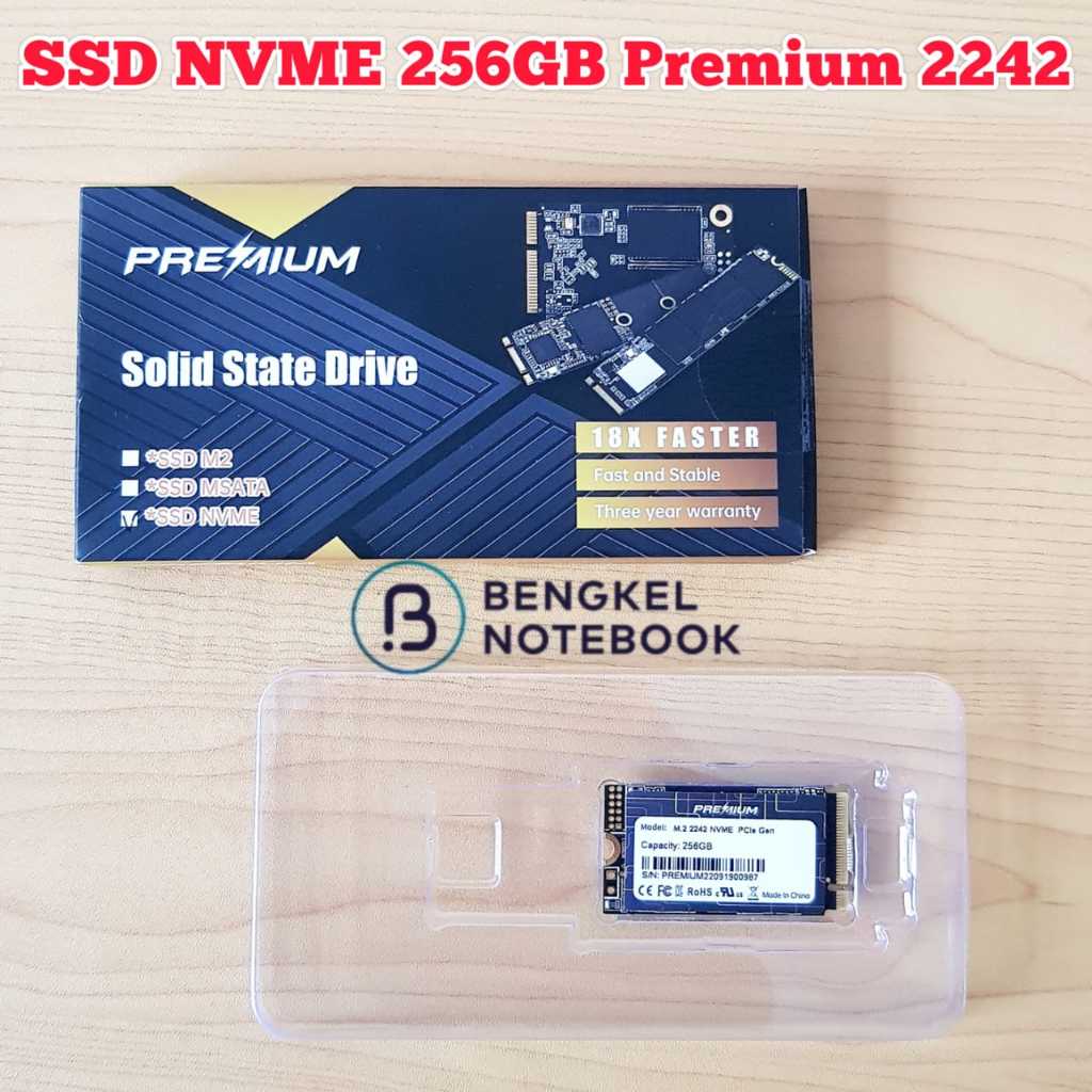Jual SSD NVME PCle NVME 256GB SSD Kecil King NGFF 2242 N400 Premium ...