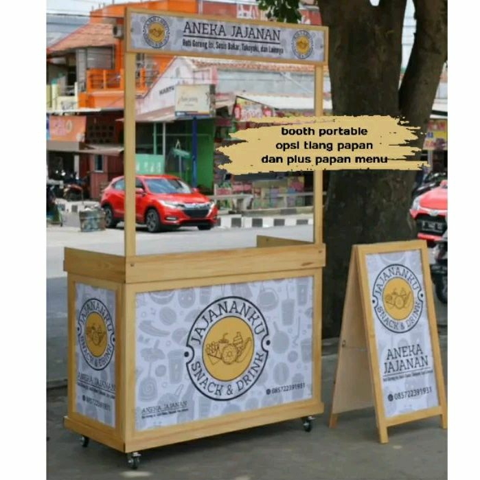 Jual GEROBAK PORTABLE Booth lipat | Shopee Indonesia