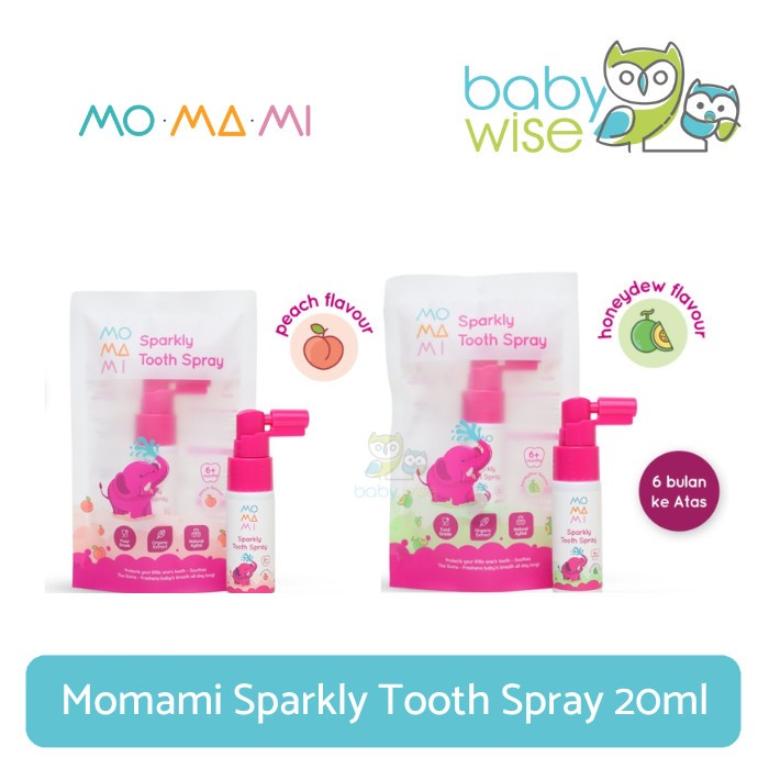 Jual Momami Sparkly Tooth Spray 20ml - Semprotan Perawatan Gigi Anak ...
