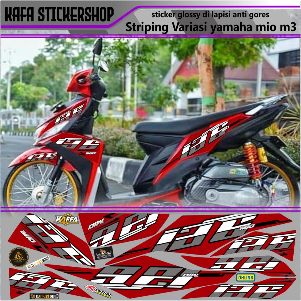 Jual Stiker Mio M3/Z Decal Striping Standar keren Mio M3/Z Premium 07 | Shopee Indonesia
