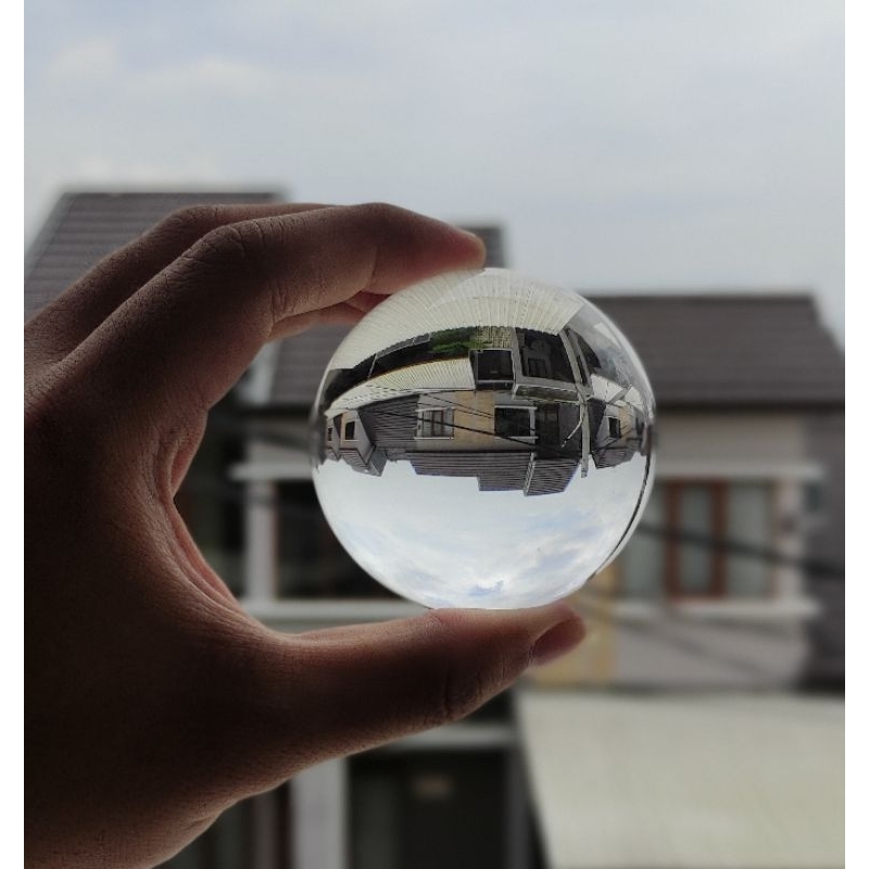 Jual bola kaca transparan bulat sempurna untuk kerajinan dan dekorasi ...