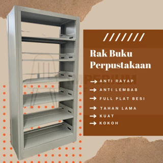 Jual rak buku perpustakaan besi Harga Terbaik & Termurah Juli 2024 ...