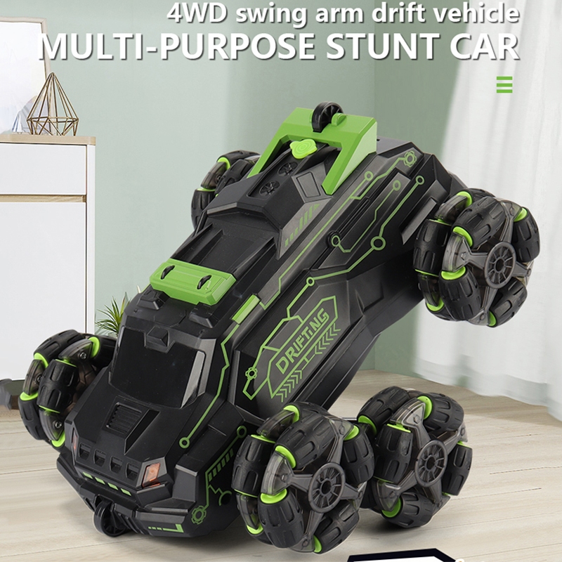 Jual Mainan Mobil Remote Control Dual Stunt Multi-Purpose 6 Roda 4WD ...