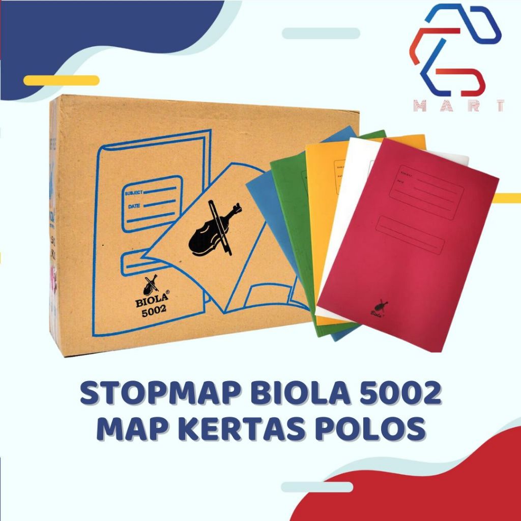 Jual Stopmap Biola 5002 - Map Kertas Polos 1 Pcs | Shopee Indonesia