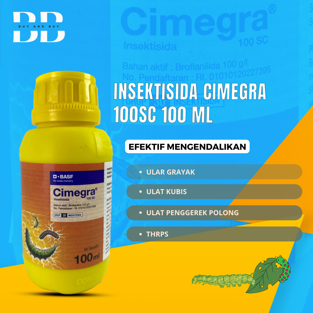 Jual Insektisida Cimegra 100SC 100 ml Obat Racun Hama Ampuh Basmi Ulat ...