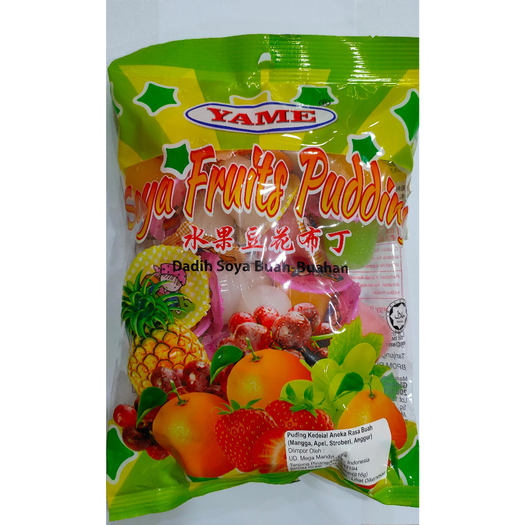 Jual Yame Soya Fruits Pudding 320 gr | Shopee Indonesia