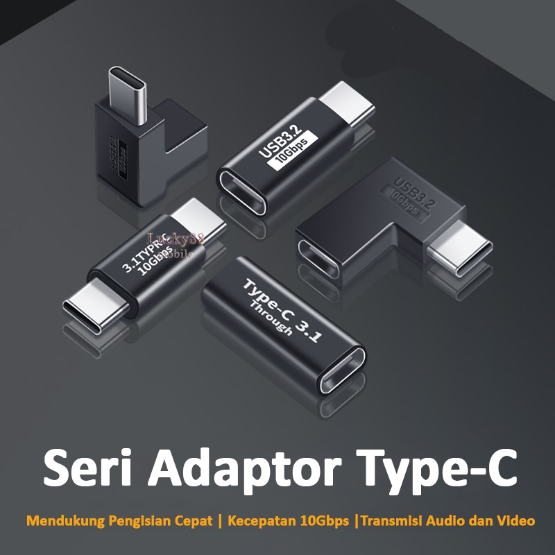 Jual Adapter Type C Female to Female | Type C Male to Male Kecepatan ...
