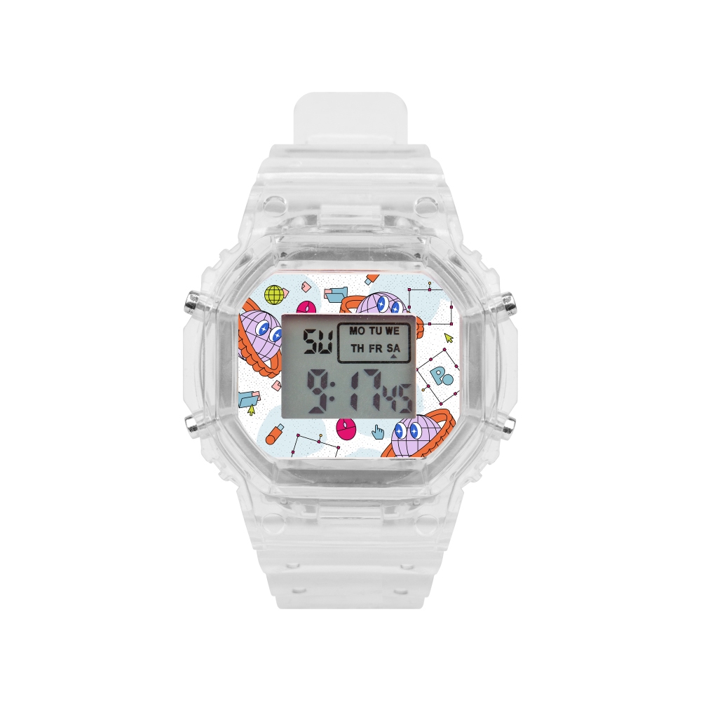 Jual Paddywatch G Series Clear - Jam Tangan Rubber Digital Custom ...