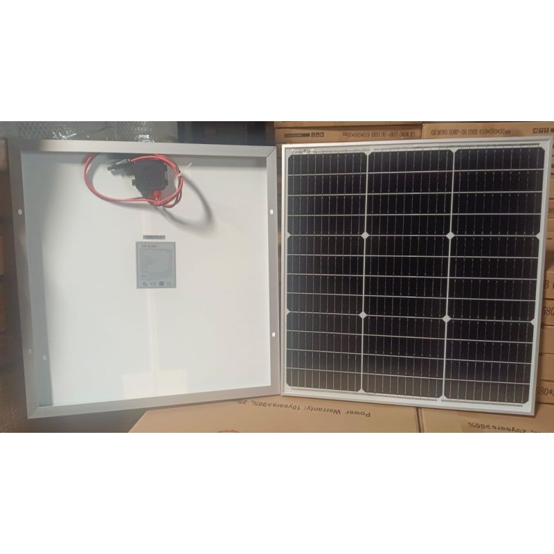 Jual Solar Panel 50wp Mono Crystalline Pv Module Mono 50Wp Maysun ...
