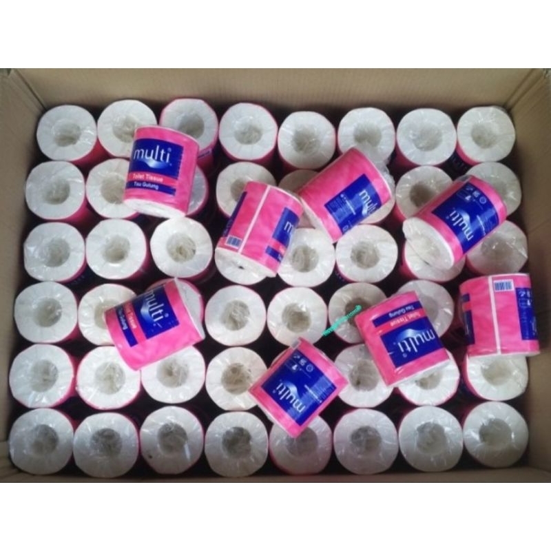 Jual ( 1 Karton isi 100 roll ) Tissue MULTI Roll Toilet / Bathroom ada ...