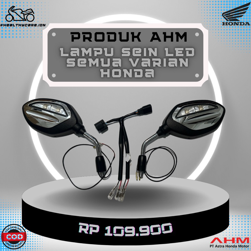 Jual 1 Set Spion Led & Socket Lampu sein (ALL Varian Motor Honda ...