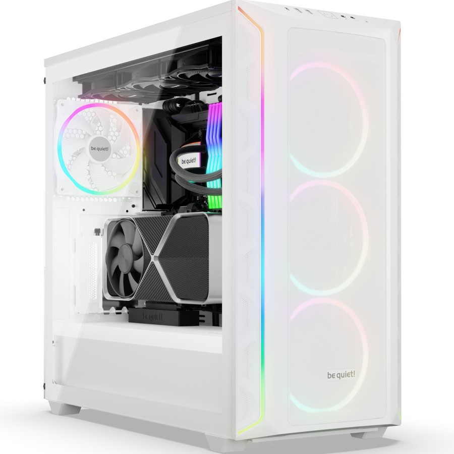 Jual BE QUIET! SHADOW BASE 800 FX WHITE MID TOWER PC CASE CASING GAMING ...