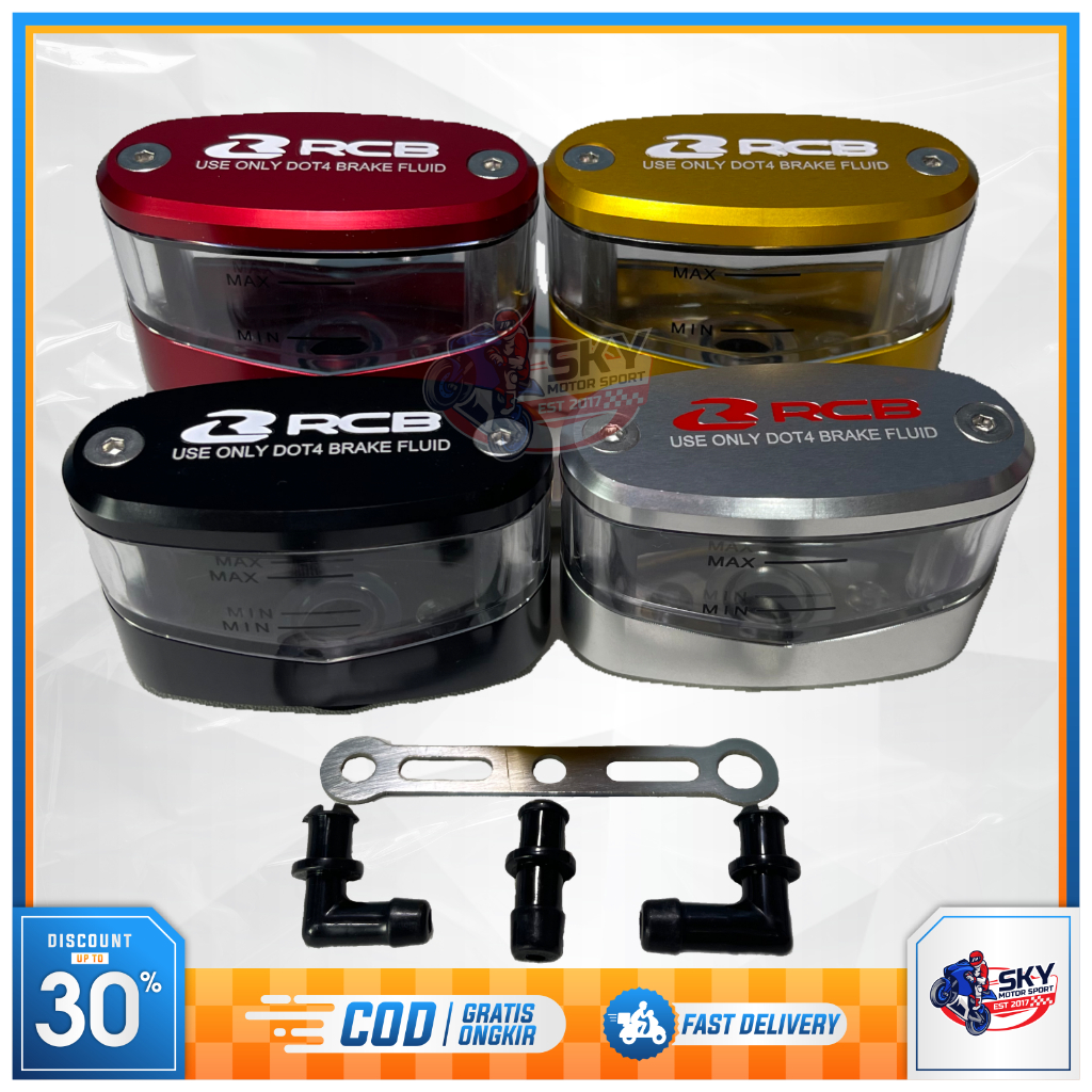 Jual Tabung Minyak Rem RCB A2 Brake Fluid Tank All Motor Universal ...