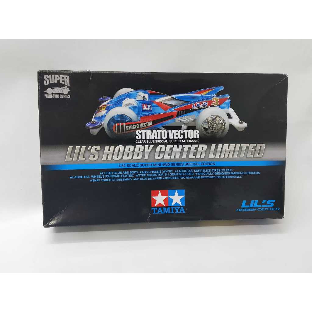 Jual Tamiya 92352 Strato Vector Clear Blue Special Mini 4WD Original ...