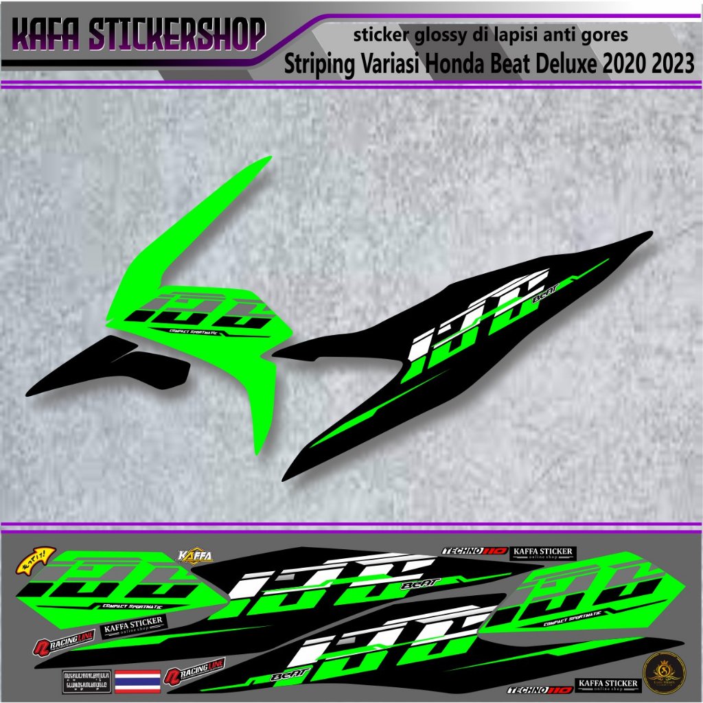 Jual STRIPING HONDA BEAT DELUXE VARIASI BEAT 2020 2023 | Shopee Indonesia
