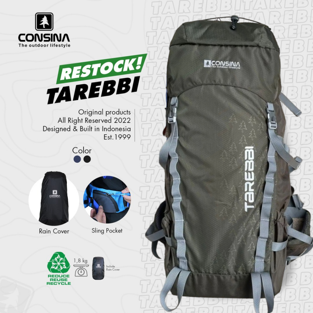 Jual Tas Gunung Carrier Consina Tarebbi 60 Liter | Shopee Indonesia