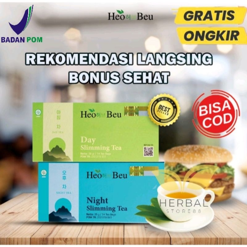 Jual PROMO SPESIAL!!! TELAH HADIR KEMASAN BARU!!! HEO BEU SLIMMING TEA ...