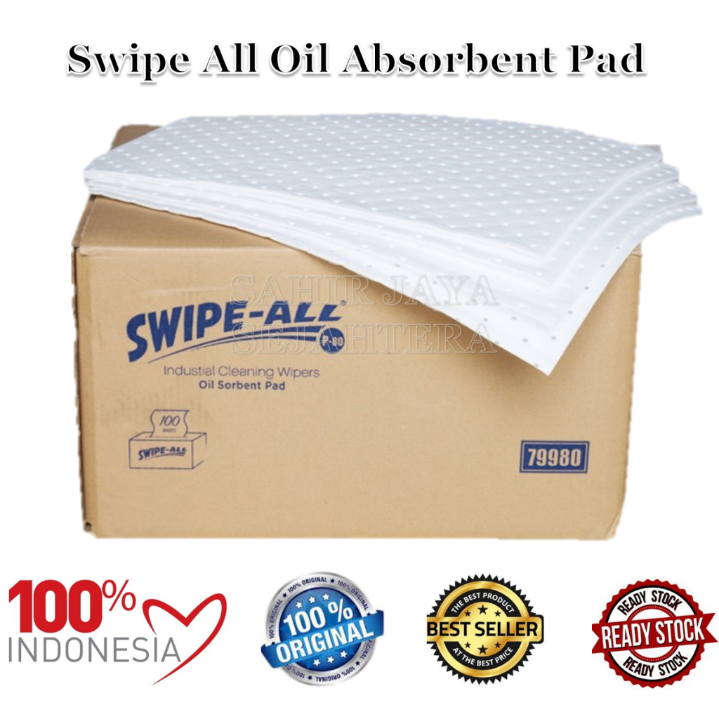 Jual Oil Absorbent Pad Swipe All P80 Harga Per Karton Kapasitas 120 ...