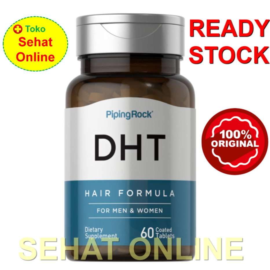 Jual Piping Rock DHT Blocker Advanced Hair Formula 60 Tablets for Men ...