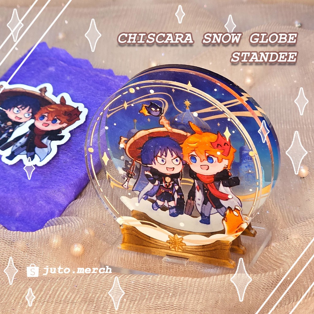 Jual CHISCARA SNOW GLOBE STANDEE (GENSHIN IMPACT FAN MERCH) | Shopee ...