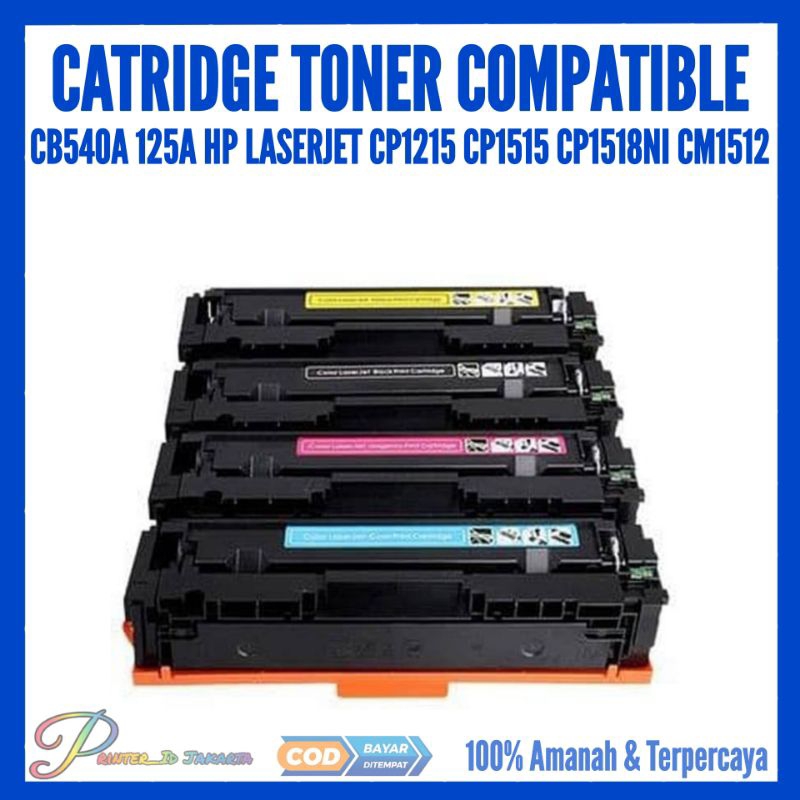 Jual Catridge Toner CB540A Printer Hp Laserjet Cp1215 Cp1515 Cp1518 ...