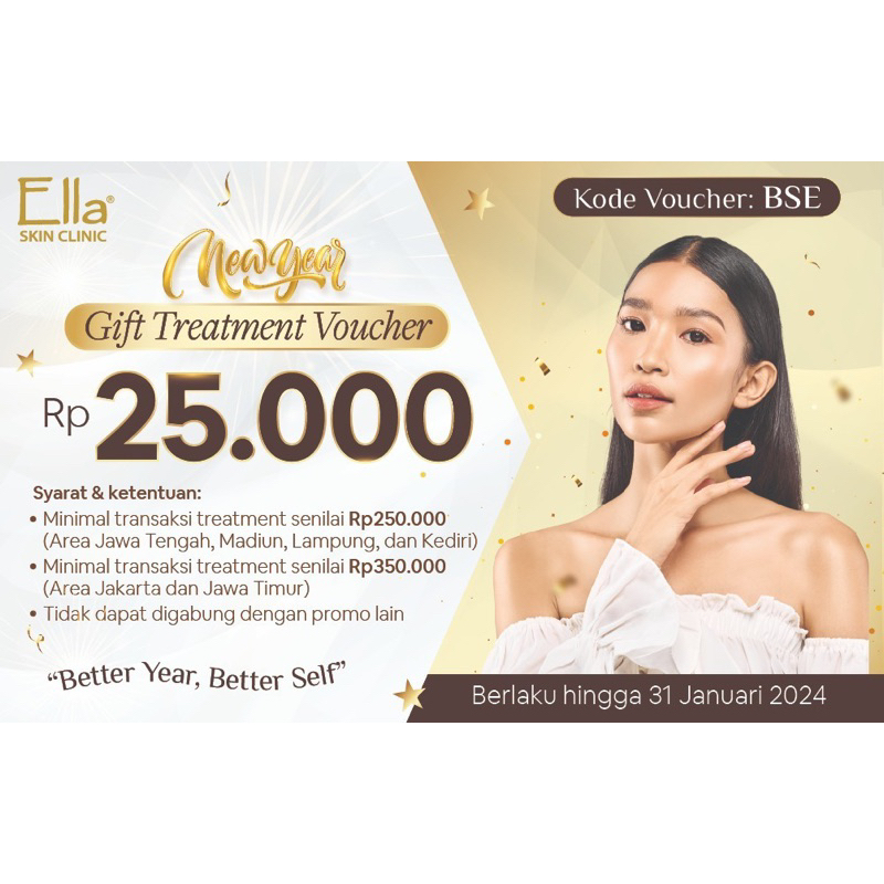 Jual GIFT VOUCHER TREATMENT ELLA SKINCARE | Shopee Indonesia