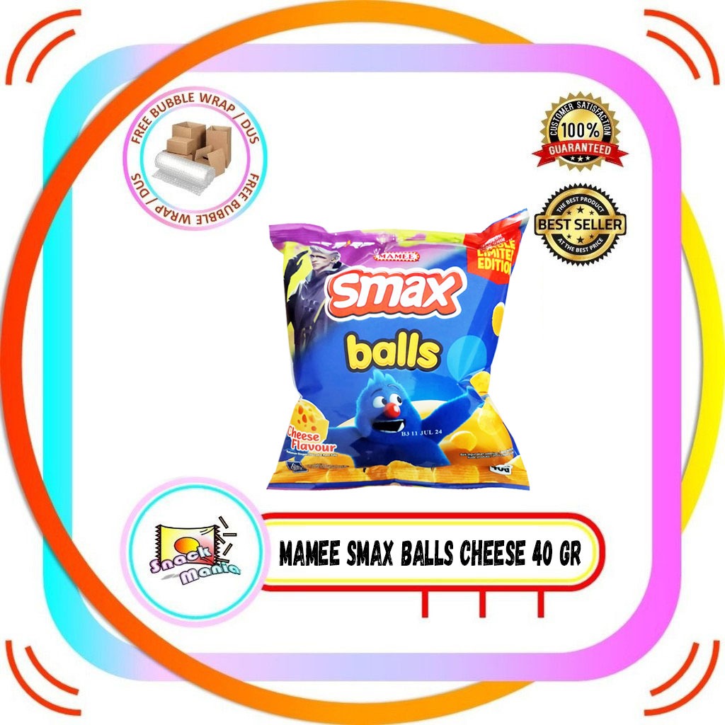 Jual Mamee SMAX Ball Cheese Balls Snack ~ 40 gr Bag Bola Keju | Shopee ...