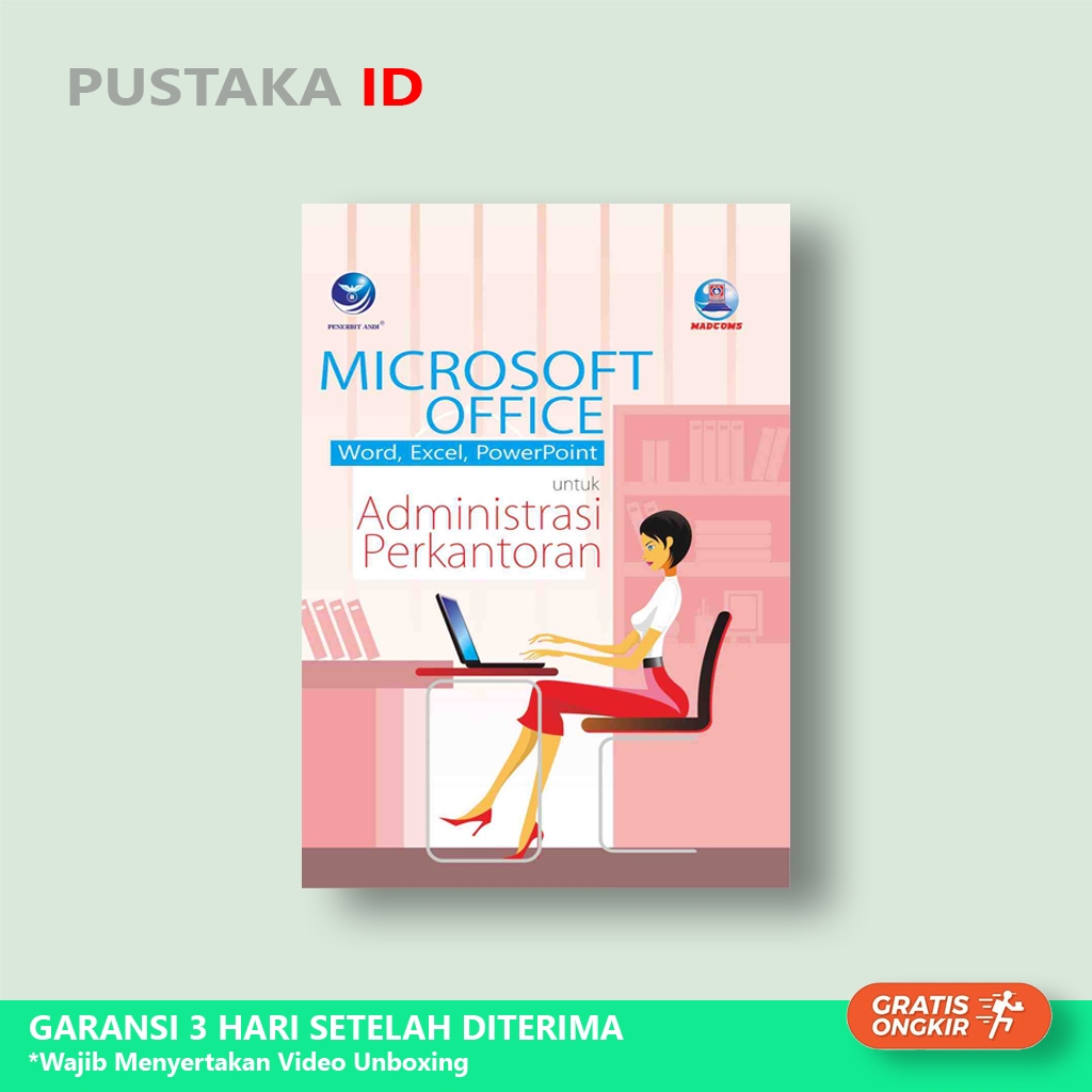 Jual Buku Microsoft Office Word, Excel, Powerpoint Untuk Administrasi Perkantoran - Original ...