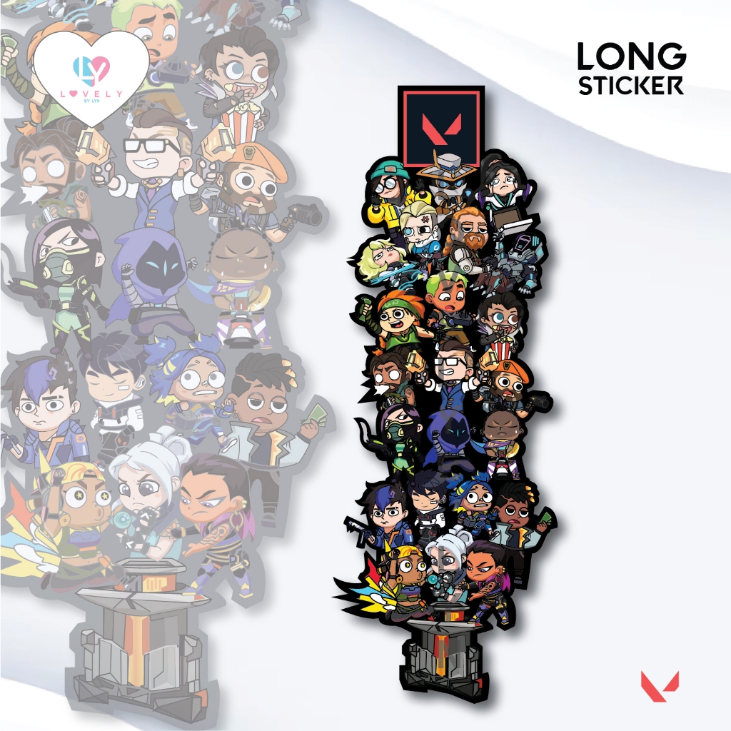 Jual Long Sticker Valo Agent Diecut | Shopee Indonesia