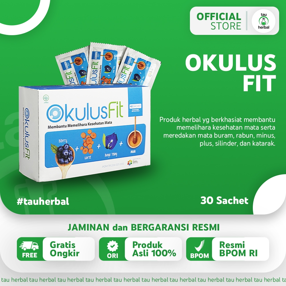 Jual Okulus Fit - Obat Sachet untuk Mata Buram Mata Minus dan Mata ...