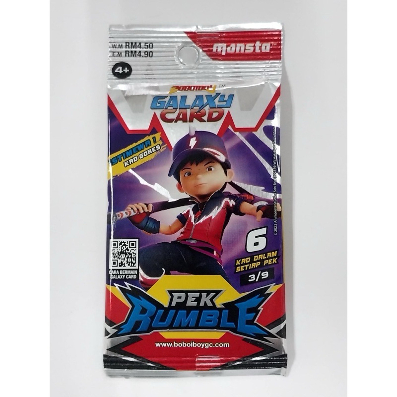 Jual Pek Rumble - BoBoiBoy Galaxy Card : Pek Rumble Kad Trading Card ...