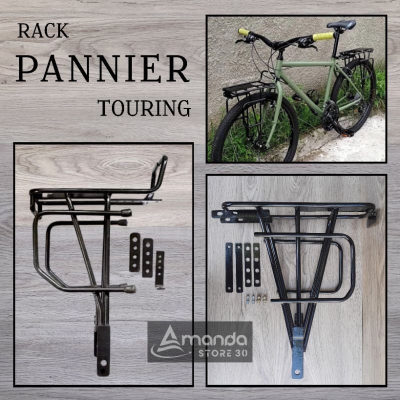 Jual Rak pannier sepeda touring boncengan sepeda fixie/seli/mtb ...