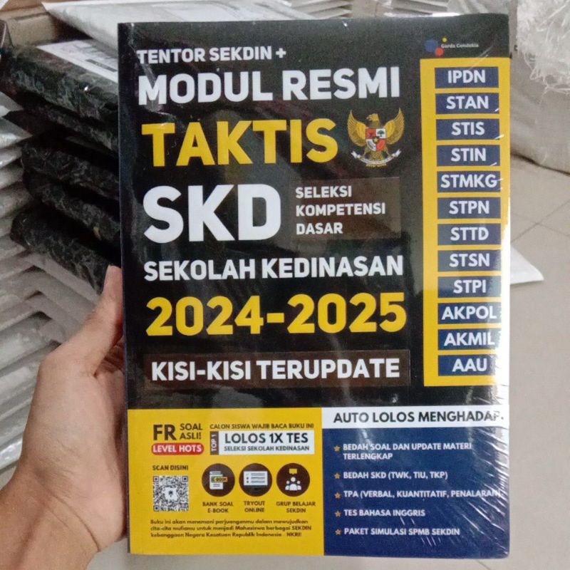 Jual Buku Skd 2024 2025 Modul Resmi Taktis Skd Sekolah Kedinasan 2024