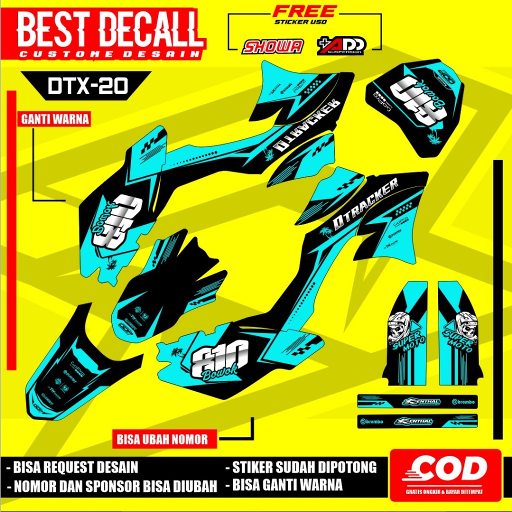 Jual STIKER DECAL DTX FULLBODY DEKAL KEREN DEKAL KEKINIAN KEREN DECAL ...