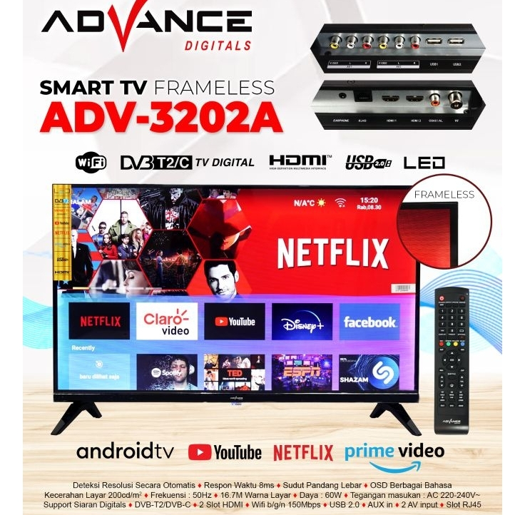 Jual ADVANCE ADV2201T DIGITAL (LED 22")/LED ADVANCE DIGITAL 22 INCH ...