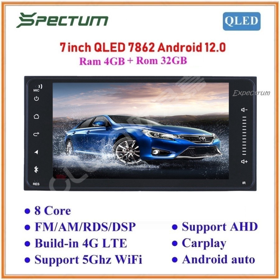 Jual Headunit Android Ts10 S Uis7862 Spectum Qled Dsp 4g Gps Bt Wifi
