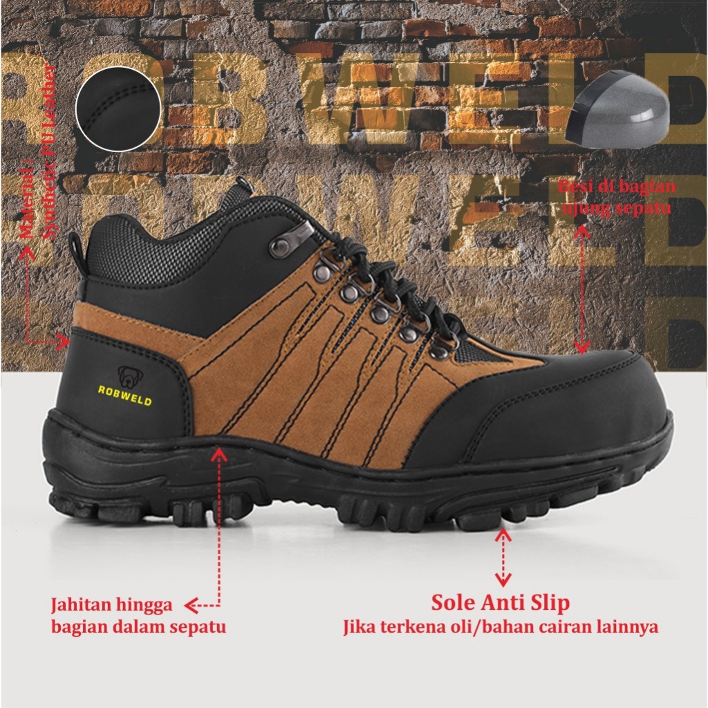 Jual Sepatu Safety Boots Pria, Sepatu Ujung Besi, Sepatu Sefty Proyek ...