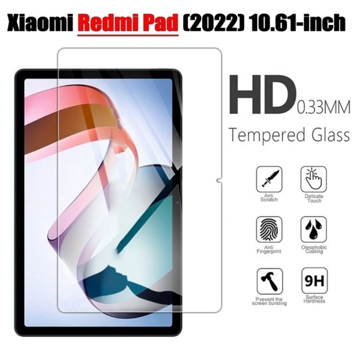 Jual Tempered Glass REDMI PAD SE / REDMI PAD 10.61 INCH Screen Guard ...
