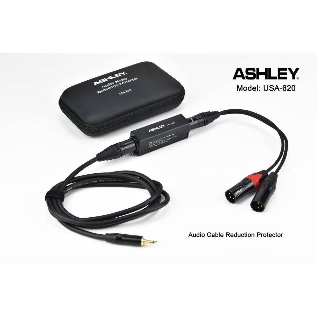 Jual Ashley Kabel Audio Noise USA-620 2 XLR Male to 1 Mini Stereo 2 ...