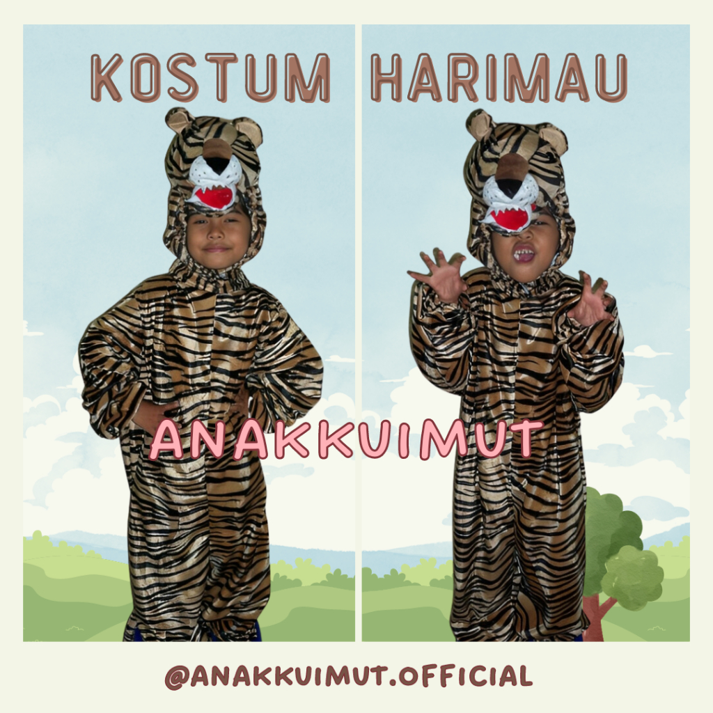Jual [ANAKKUIMUT] KOSTUM HARIMAU ANAK - TIGER KIDS COSTUME - KOSTUM ...