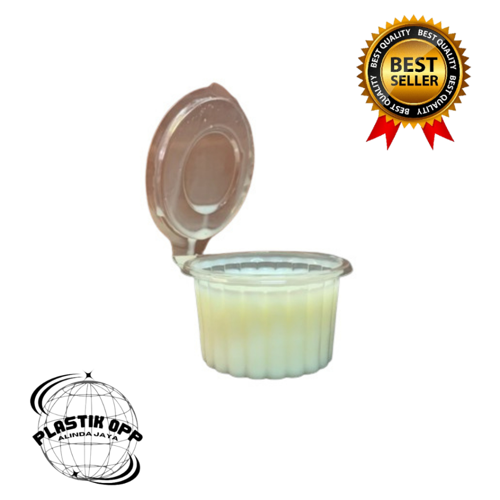 Jual Cup Mika 90 ml Plastik NS 1 Pack Isi 50 pcs + Tutup UK 90 ML ...